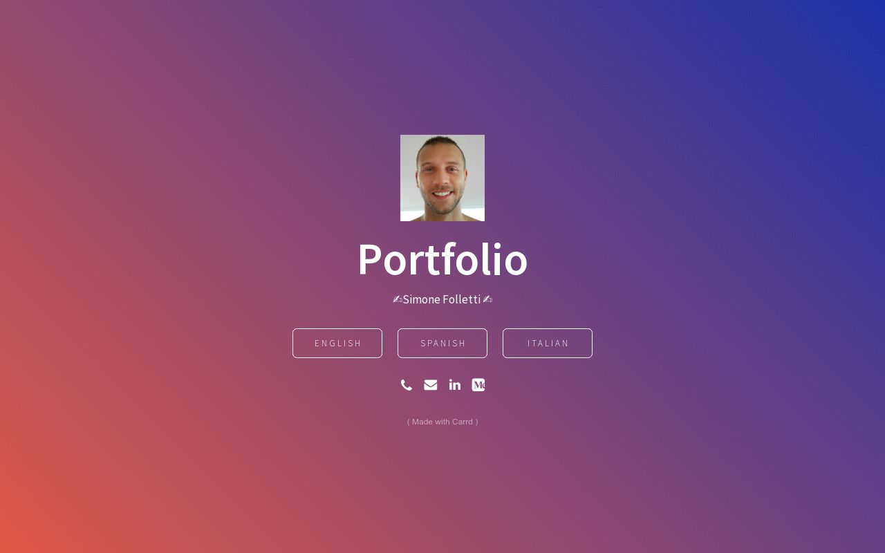 Portfolio Simone Folletti